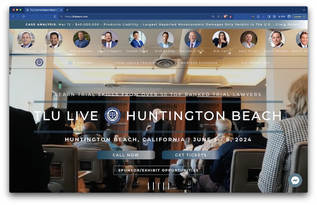 Surfcamp, lecture by null at TLU Live Huntington Beach 2026 - June 3-6